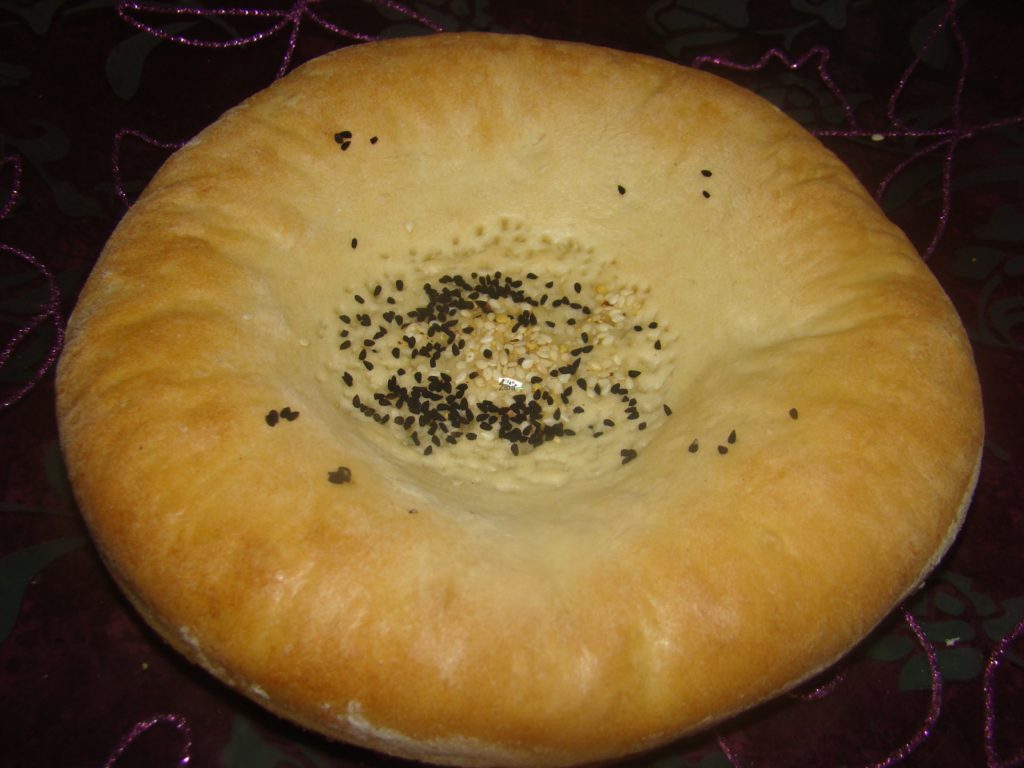 Uzbek Flat Bread (Naan Uzbeki) : Ziba Kitchen ( Dast Pukht Afghani)