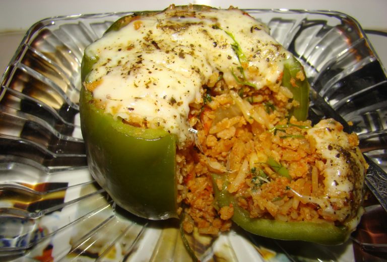 Dolma Murch (Veg Stuffed Bell Pepper) : Ziba Kitchen ( Dast Pukht Afghani)