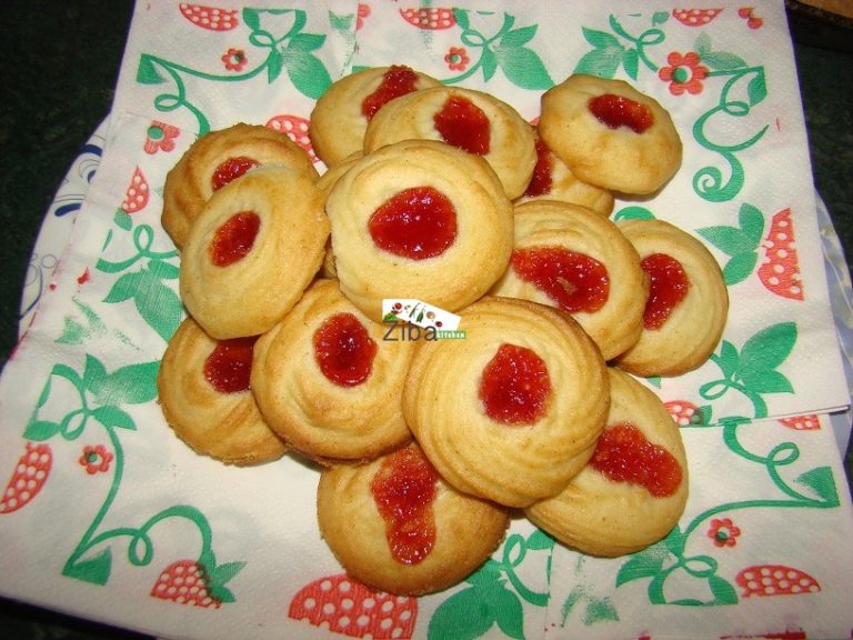 Jam Cookies : Ziba Kitchen ( Dast Pukht Afghani)